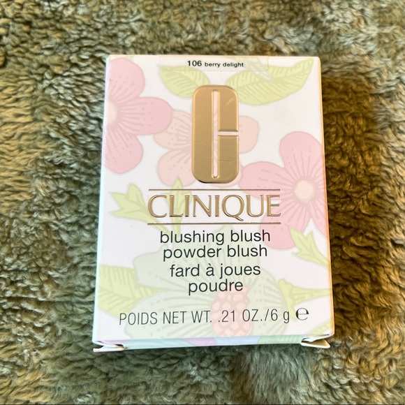 Clinique | Makeup | Nib Clinique Blushing Blush Powder Blush 6 Berry Delight | Poshmark